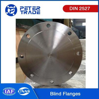 China DIN 2527 PN16 Carbon Steel Blind Flange DN10-DN1000 Flat Face for Industrial Piping for sale