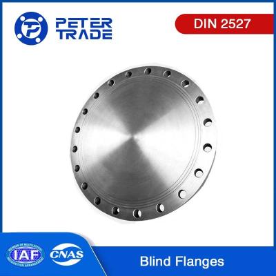 China DIN 2527 PN 40 Carbon Steel Blind Flange DN 10 to DN 1000 Flat Face for Water Treatment for sale
