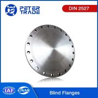 China DIN 2527 PN 100 Carbon Steel Blind Flange BLFF DN 10-350 Flat Face High Pressure for sale