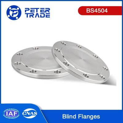 China BS4504 Carbon Steel Blind Flange PN10 DN10 to DN3000 BLRF for Oil and Gas Pipelines for sale