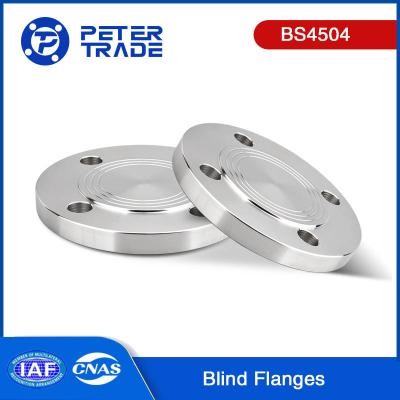 China BS4504 Carbon Steel Stainless Steel Blind Flange PN16 BLRF DN10 to DN2000 for Industrial Piping for sale