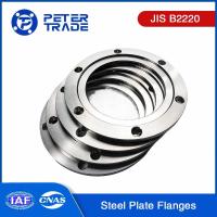 China JIS B2220 5K Carbon Steel Stainless Steel Plate Flange 10A to 1500A RF FF for sale