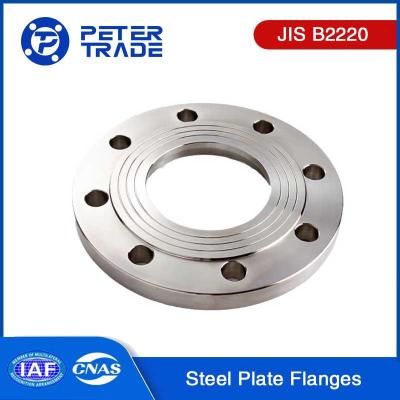 China JIS B2220 16K Carbon Steel Stainless Steel Plate Flange PLRF PLFF 10A to 1500A for sale