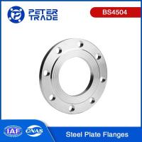 China BS4504 CODE101 PN6 Carbon Steel Plate Flange DN10-DN2000 for Plumbing HVAC for sale