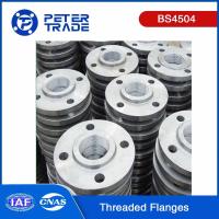 China BS4504 PN16 Carbon Steel Stainless Steel Threaded Flange Raised Face DN10 to DN2000 for sale