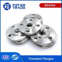 China BS4504 PN10 Carbon Steel Stainless Steel Threaded Pipe Flange DN10 to DN3000 for sale