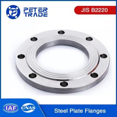 China JIS B2220 20K Carbon Steel A105 and Stainless Steel 304 316 Plate Flanges 10A to 900A for sale