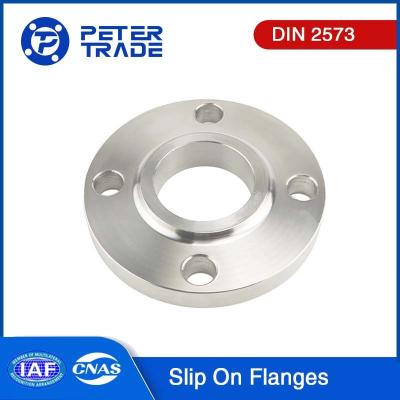 China DIN 2573 Raised Face Slip On Flanges Carbon Steel PN 6 ASTM A105 SORF Flanges for sale