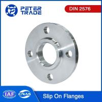 China DIN 2576 PN10 Slip On RF Flange Stainless Steel ASTM A182 F304 F316 for Piping Systems for sale