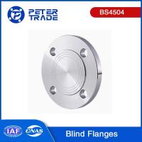China BS4504 PN40 Carbon Steel Blind Flange Raised Face 6 Inch Blank Flange Plate for Piping Systems for sale