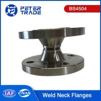 China BS4504 Stainless Steel Weld Neck Flange PN 40 WNRF 3 Inch ASTM A182 F304 for Water Treatment for sale