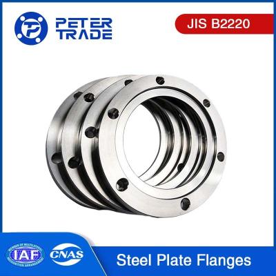 China JIS B2220 30K Stainless Steel Plate Flange Raised Face 10A to 400A Welding Blank Flange for sale
