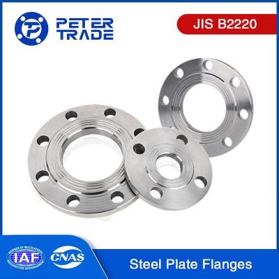 China JIS B2220 Stainless Steel Plate Flange 63K Raised Face Flat Face 10A-400A for Water Treatment for sale