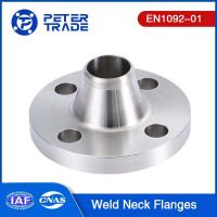 China EN1092-01 Weld Neck Pipe Flange PN2.5 Carbon Steel A105 TYPE 11 for High Pressure Industrial Applications for sale