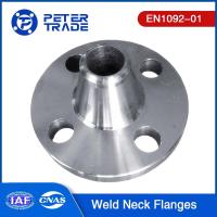 China EN1092-01 8 Inch Stainless Steel Weld Neck Flange PN 16 RF ASTM A182 F304 316L for sale