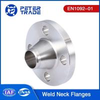China EN1092-01 Type 11 Carbon Steel Weld Neck Flange A105 PN 250 Raised Face WNRF for Pipelines for sale