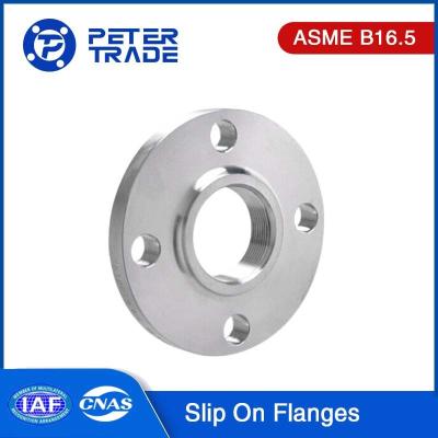 China ASME B16.5 Class 400 Carbon Steel Slip On Flange Raised Face A105 for Industrial Pipelines for sale