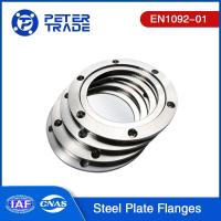 China EN1092-1 PN 6 Type 01 Carbon Steel Plate Flange Blind PLFF PLRF DN10-DN2000 for sale