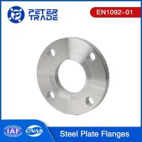 China EN1092-01 PN10 Type 01 Carbon Steel Plate Flange Raised Face PLRF DN10-DN2000 for sale