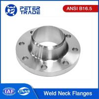 China ASME B16.5 Class 150 Carbon Steel Weld Neck Flange A105 WNRF 1/2 to 24 Inch for sale
