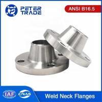 China ANSI B16.5 Class 300 Carbon Steel Weld Neck Flange A105 WNRF RF FF 1/2 to 24 Inch for sale