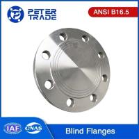 China ANSI B16.5 Class 150 Carbon Steel Blind Flange A105 Raised Face Flat Face 1/2 to 24 Inch for sale