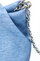 China Custom Women's Leather Crossbody Bag With Quilted Texture Metal Chain Strap for sale