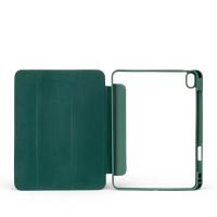 China Custom Vegan Leather Magnetic Tablet Cover With Tri Fold Stand Function For IPad for sale