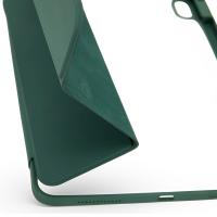China Custom Vegan Leather Magnetic Tablet Cover With Tri Fold Stand Function For IPad for sale
