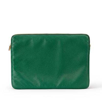 China OEM Premium Leather Laptop Bag With Zipper Closure Soft Interior Compartment for sale