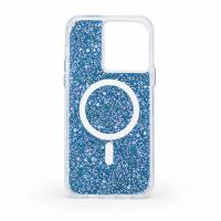 China OEM Custom Glitter MagSafe Clear Phone Case With Transparent Protective Bumper for sale