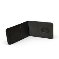 China OEM Leather MagSafe Wallet Stand Foldable With Magnetic Card Holder for sale
