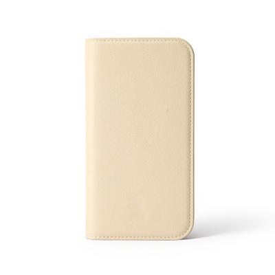 China OEM Folio Flip Premium Leather Wallet Phone Case With Matching Color Frame Design for sale