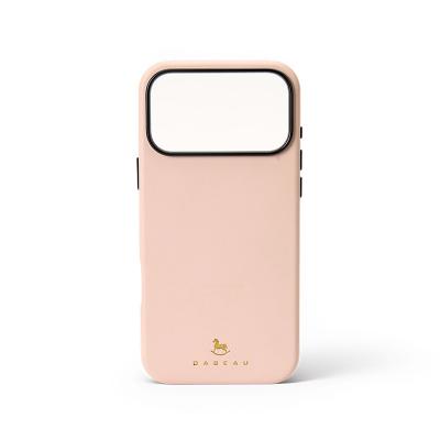 China OEM Hybrid Leather MagSafe Phone Case With Slim Protective PC Shell for sale