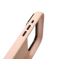 China OEM Hybrid Leather MagSafe Phone Case With Slim Protective PC Shell for sale