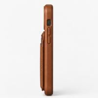 China OEM Custom Leather Mobile Phone Case With Integrated Card Holder for sale