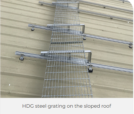 HDG Grating Walkway: A Sturdy Pathway for Solar Panels