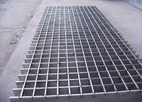 China 30 × 3 / 32 × 3 Press Lock Grating , Hot Dip Galvanized Floor Steel Grating for sale