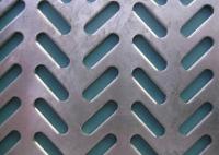 China Customized different hole 1mm Iron plate Galvanized perforated metal mesh for sale