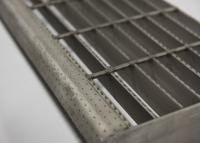 China Composite Galvanised Steel Steps,Metal Step Treads With  Checkered Plate for sale