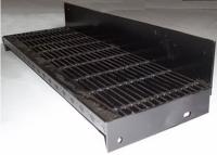 China Composite Galvanised Steel Steps,Metal Step Treads With  Checkered Plate for sale