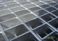 China Stainless Steel Heavy Duty Steel Grating , Round Bar 25 X 5 SS Floor Grating for sale