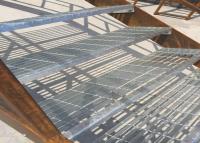 China Different Type Metal Grate Stair Treads , High Strength Grating Stair Treads for sale