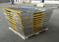 China T6 Steel Grating Stair Treads With Yellow Nonskid Nosing Low Carbon Steel for sale