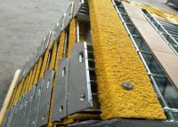 China T6 Steel Grating Stair Treads With Yellow Nonskid Nosing Low Carbon Steel for sale