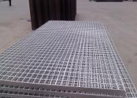 China Welded Serrated Steel Bar Grating , Various Size Heavy Duty Bar Grating for sale