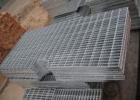 China 40 X 5 Serrated Bar Grating , Metal Building Hot Dipped Galvanised Steel Grate for sale