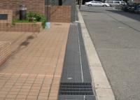 China High Performance Steel Grating Drain Cover With Frame 25 X 5 Bearing Bar for sale