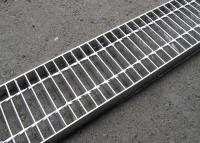 China Black / Silver Steel Grating Drain Cover 3mm / 5mm / Custom Thickness for sale