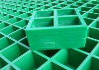 China Platform Molded Fiberglass Grating , Square Hole Fiberglass Grate Flooring for sale
